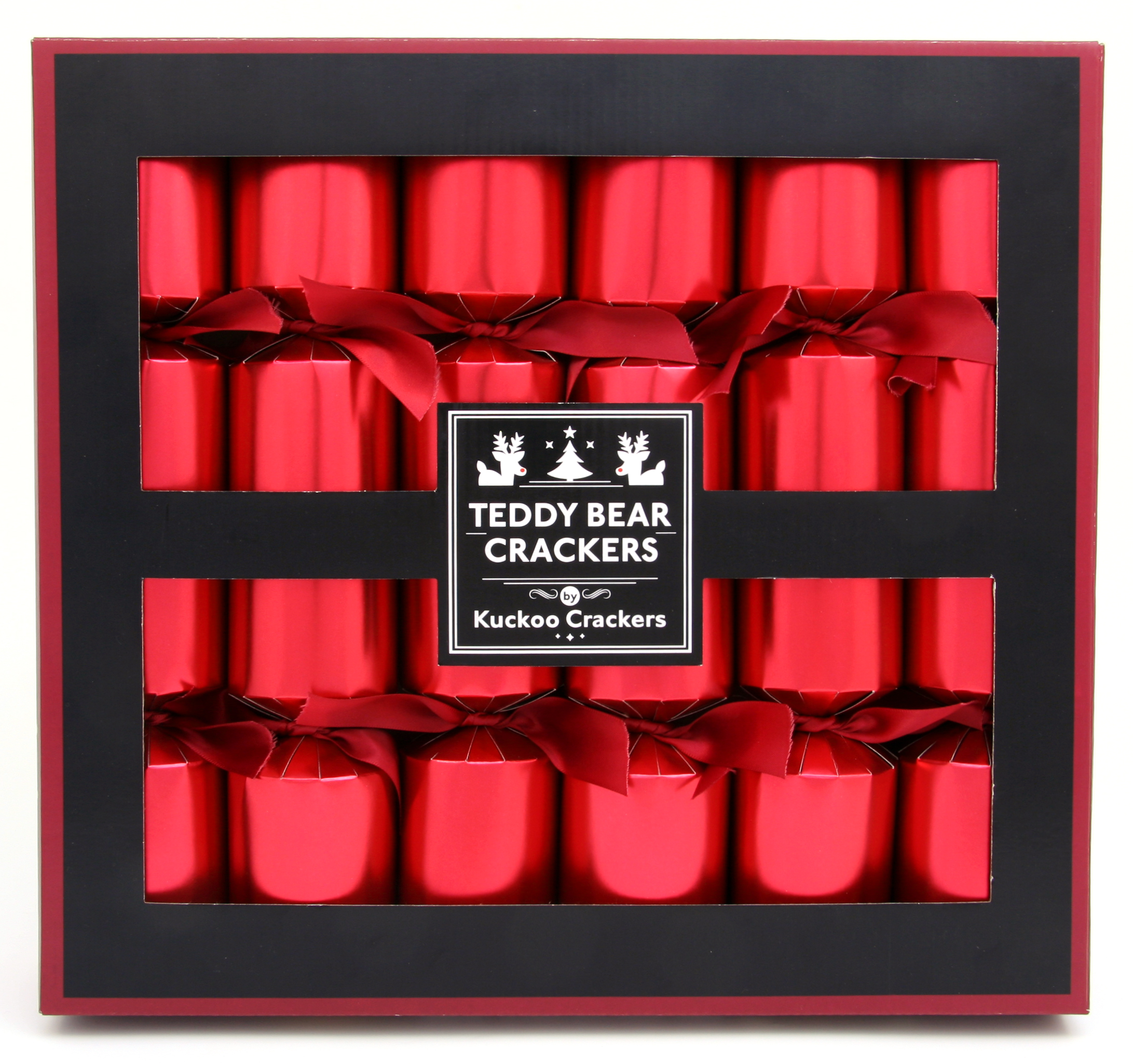 Music Box Kuckoo Crackers: 6 X 13-inch Teddy Bears In Hats And Scarfs ...