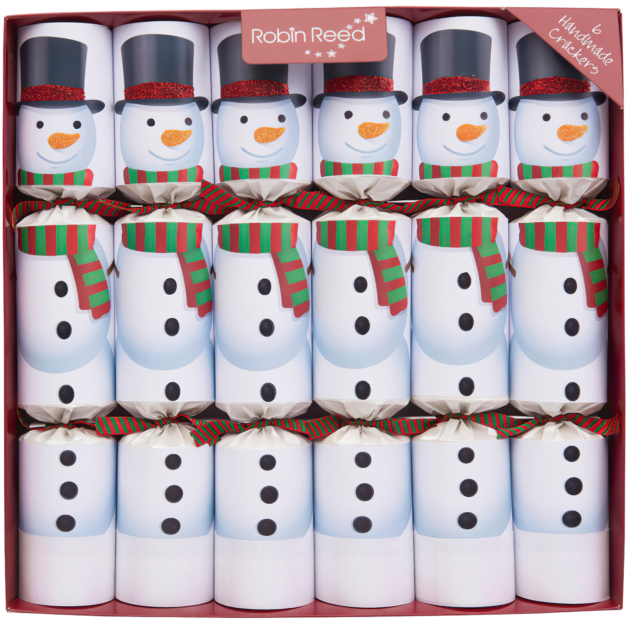 Racing Top Hat Snowman Christmas Crackers | Crackers | Party Favors ...