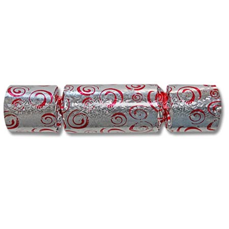 Red Swirl Christmas Crackers | Olde English